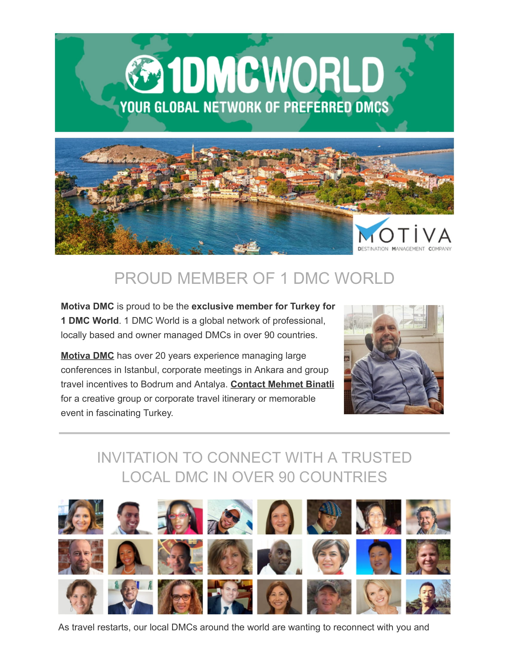 1DMC WORLD Global Family – Destination Management Company